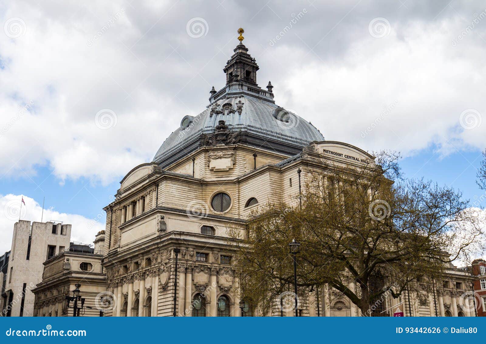 The Methodist Central Hall in the City of Westminster, London. Stock ...