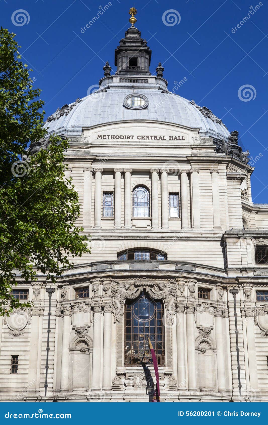 Methodist Central Hall in London Stock Image - Image of interest ...