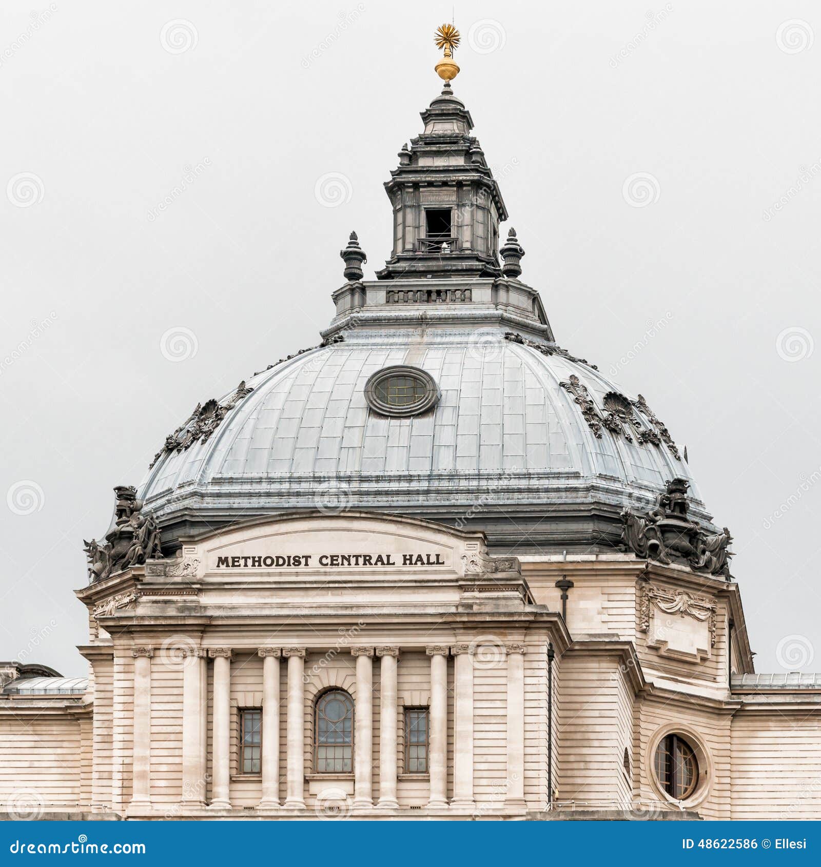 Methodist Central Hall Westminster Stock Photo - Image of great ...