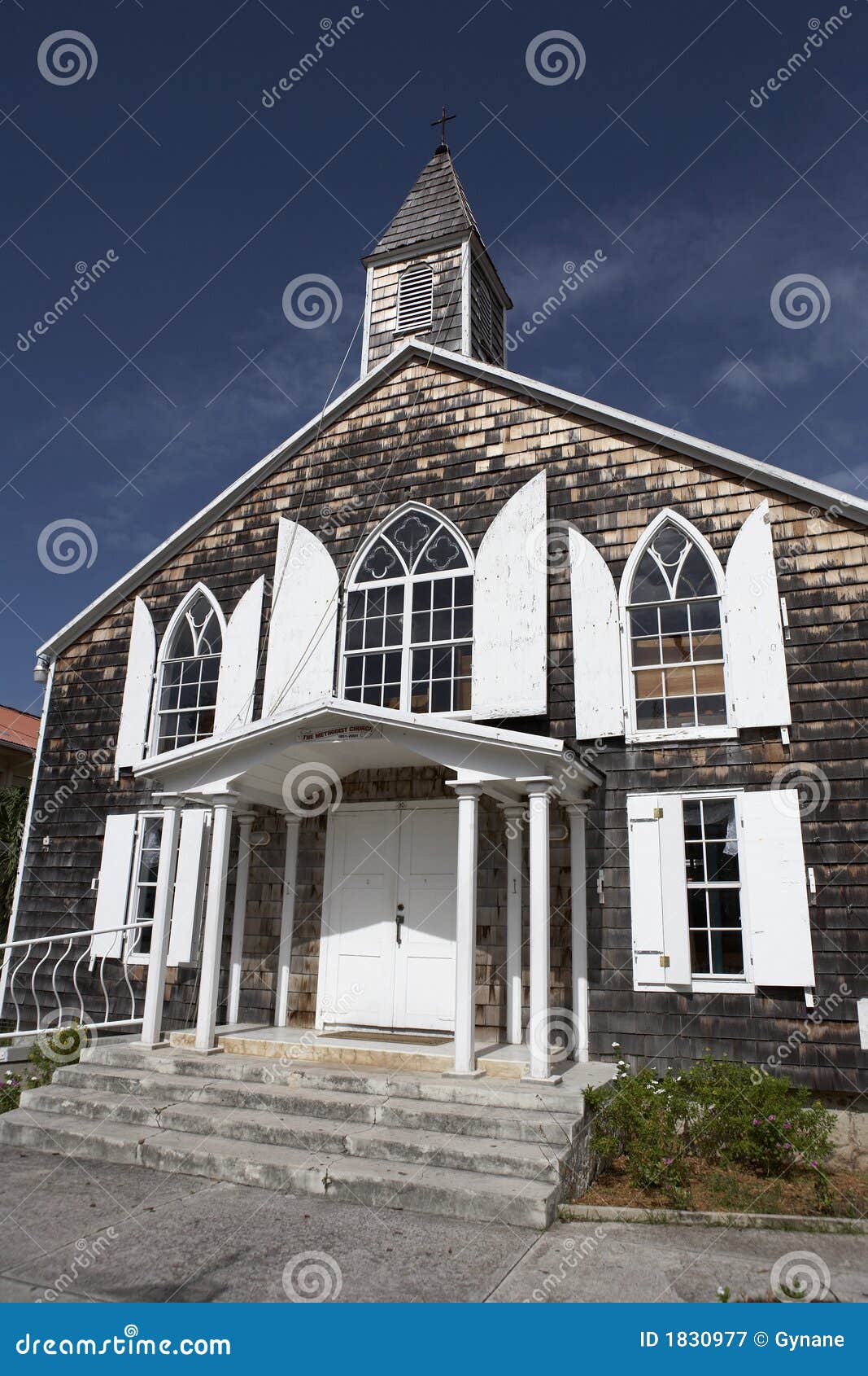 Methodist church stock image. Image of shutters, steps - 1830977