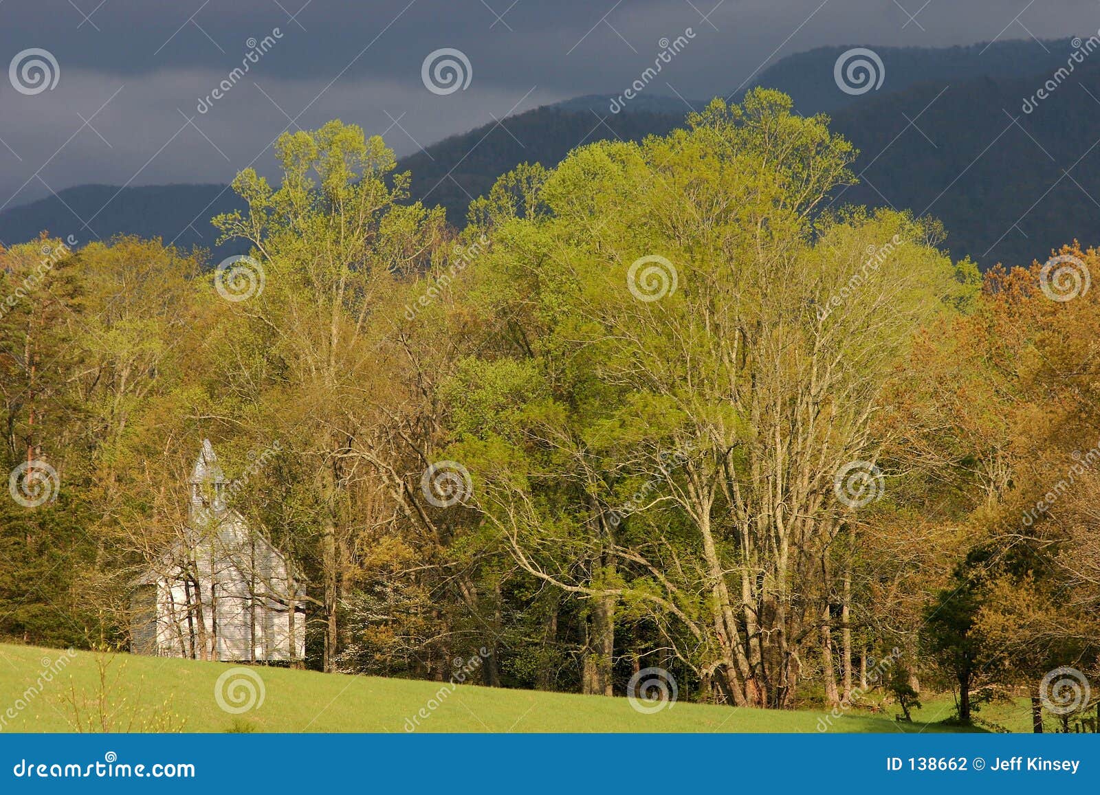 Methodist Church in the Trees Stock Photo - Image of religion ...