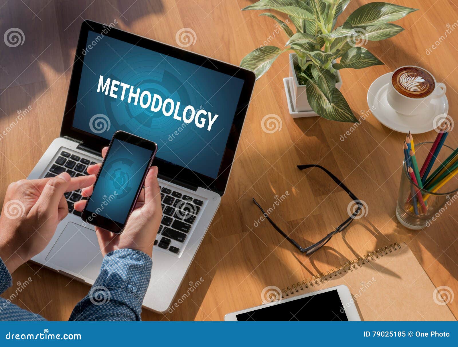 METHODOLOGY stock image. Image of office, learn, stationery - 79025185