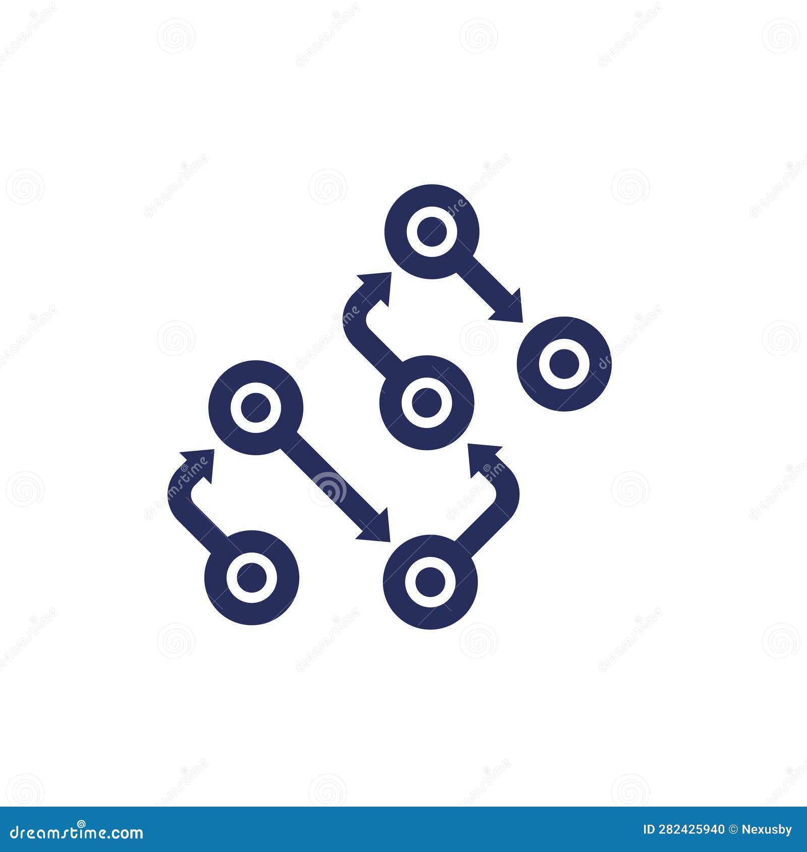 Methodology Icon on White, Vector Stock Vector - Illustration of ...