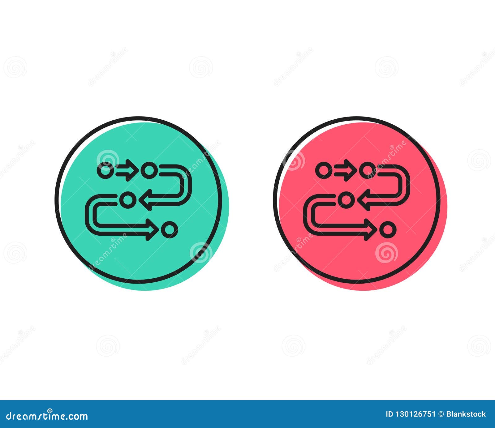 Methodology Line Icon. Development Process Sign. Vector Stock Vector ...