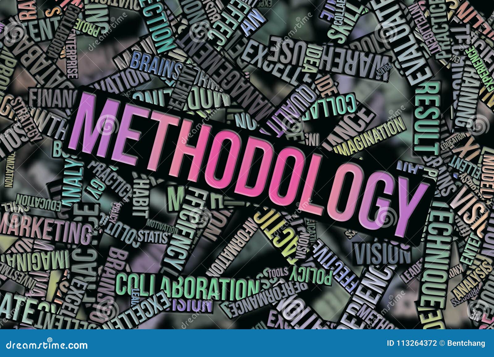 Methodology, for Texture or Background. Stock Illustration ...