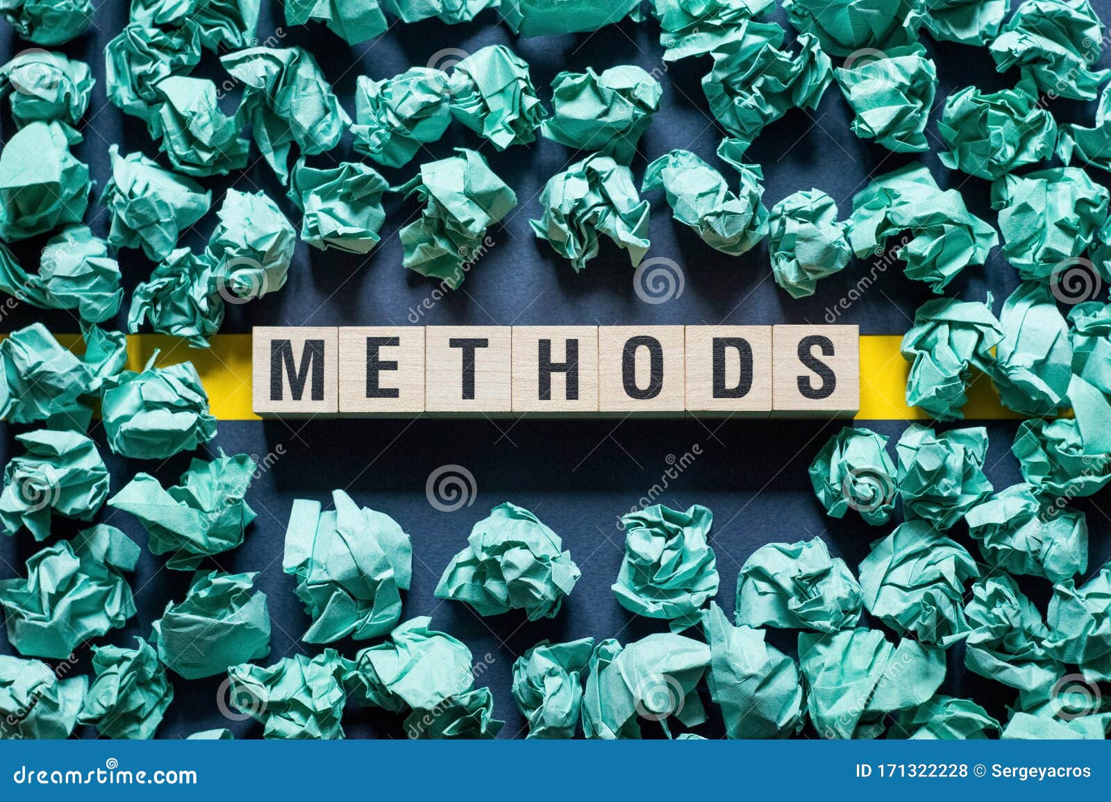 Methods Word Concept on Cubes Stock Photo - Image of creativity ...