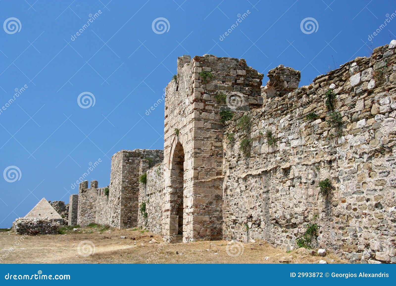 Methoni Castle stock photo. Image of greek, destination - 2993872