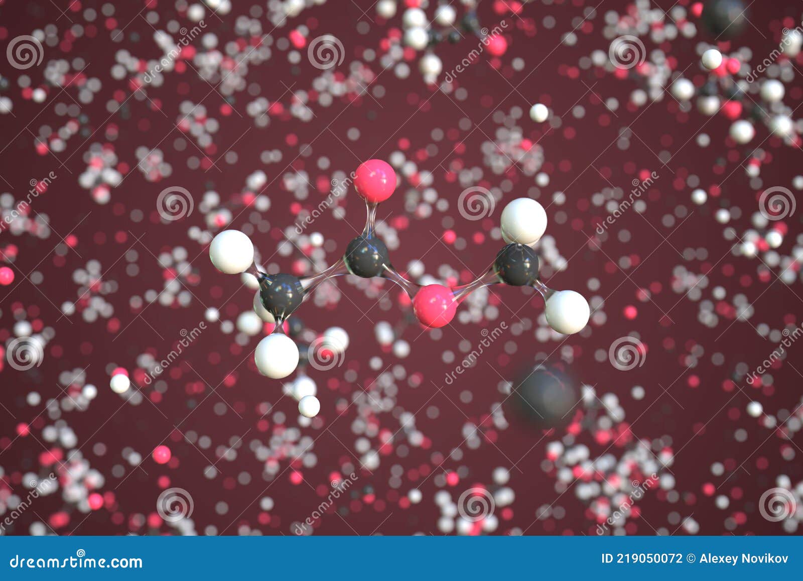 Methyl Acetate Solvent Molecule. Skeletal Formula.. Cartoon Vector ...