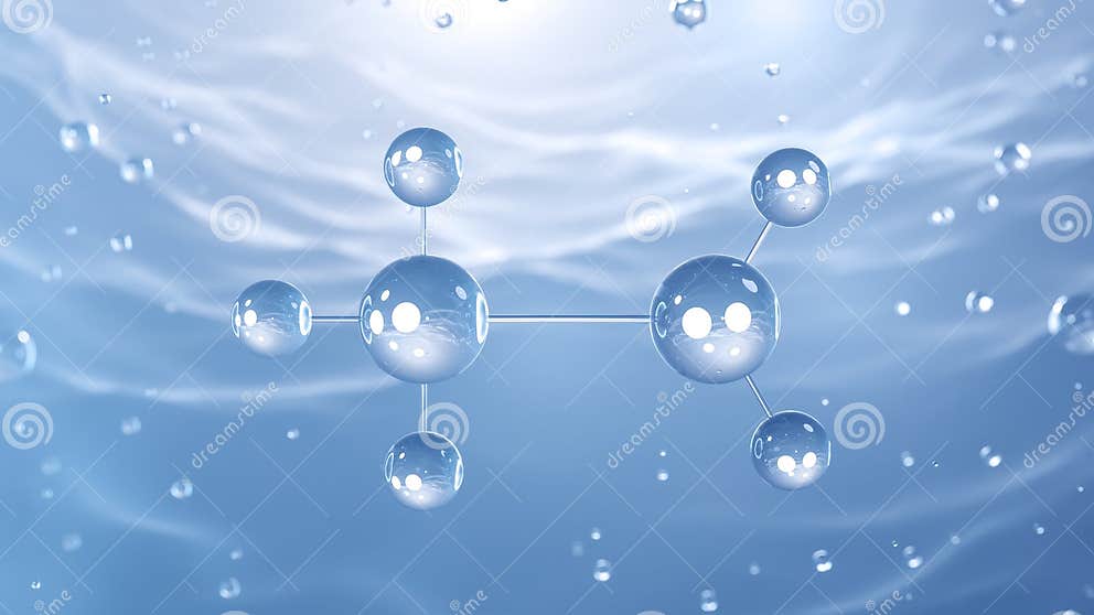 Methylamine Molecular Structure, 3d Model Molecule, Primary Amine ...
