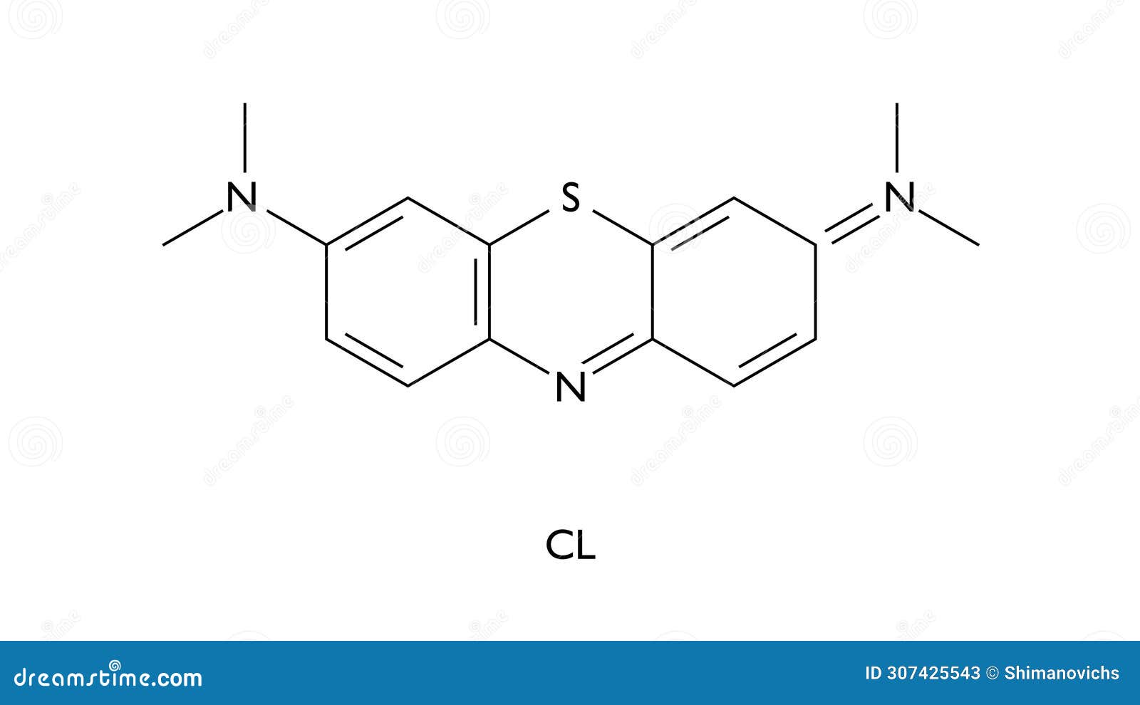 Tin(ii) Chloride Molecular Structure 3d, Flat Model, Stannous Chloride ...