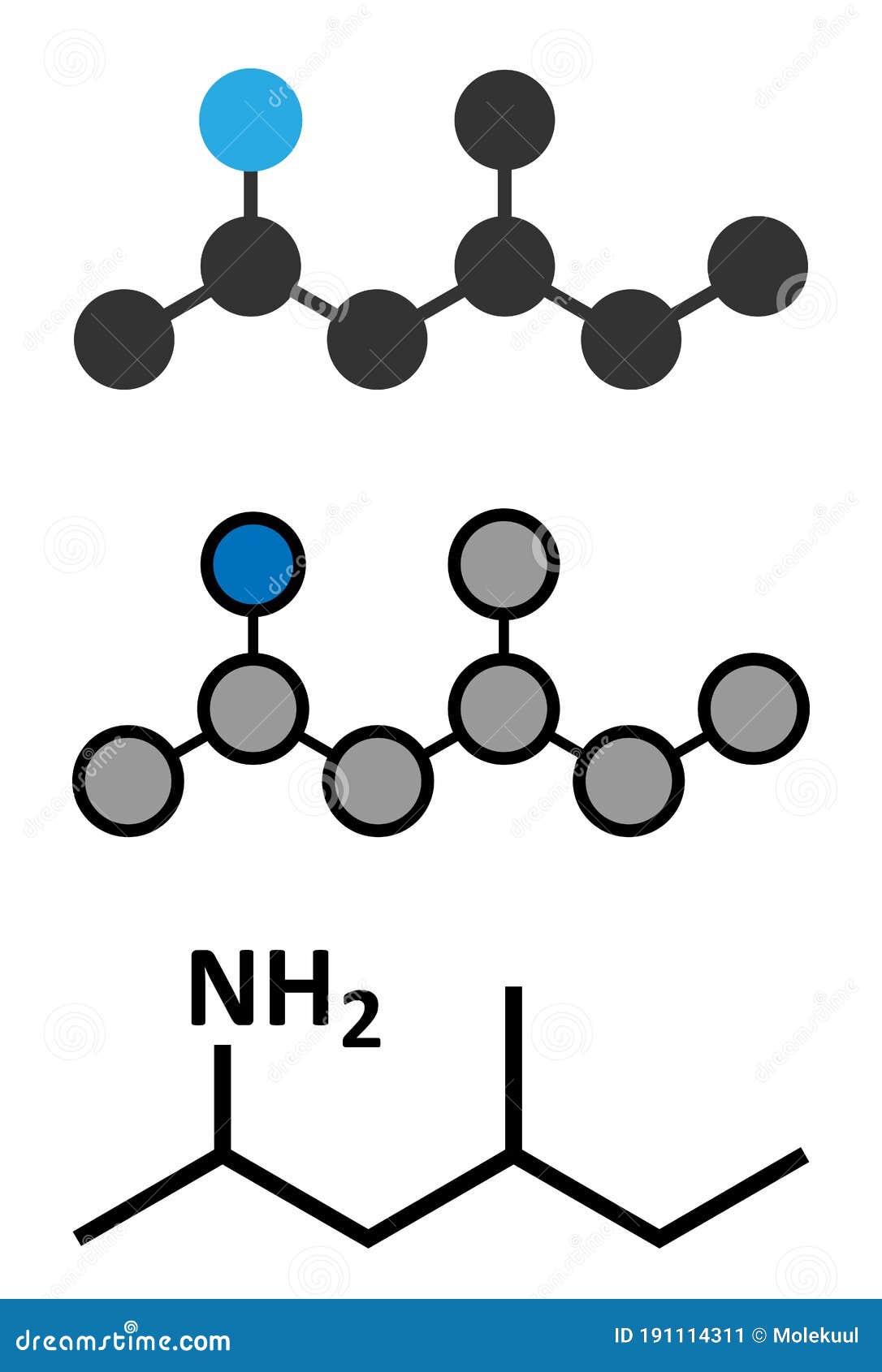 Methylhexanamine Dimethylamylamine, DMAA Stimulant Molecule. Stylized ...