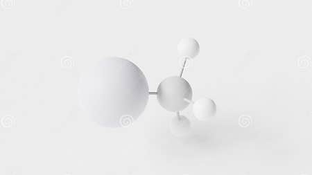 Methylmercury Molecule 3d, Molecular Structure, Ball and Stick Model ...