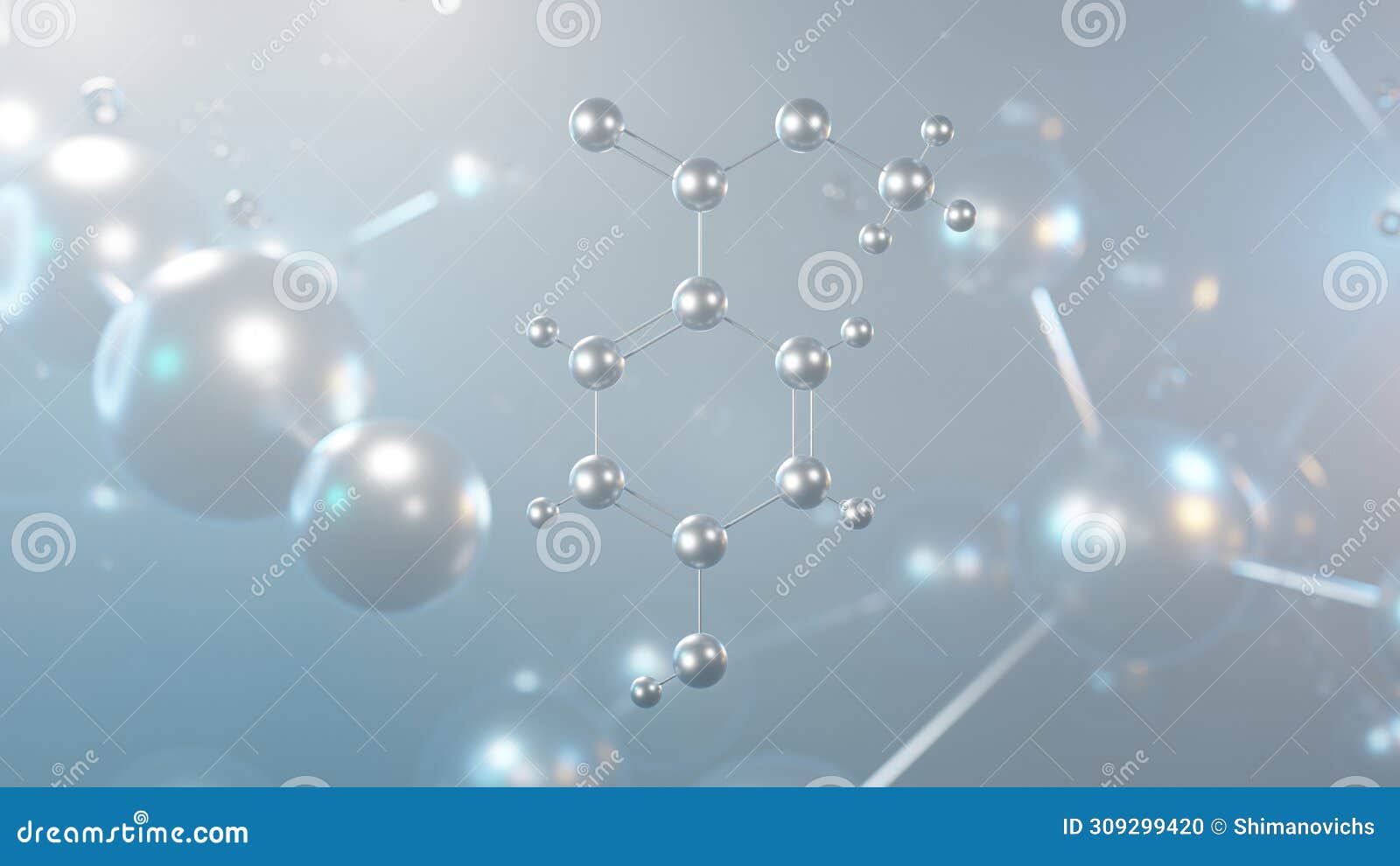 Methylparaben Molecular Structure, 3d Model Molecule, Anti-fungal Agent ...