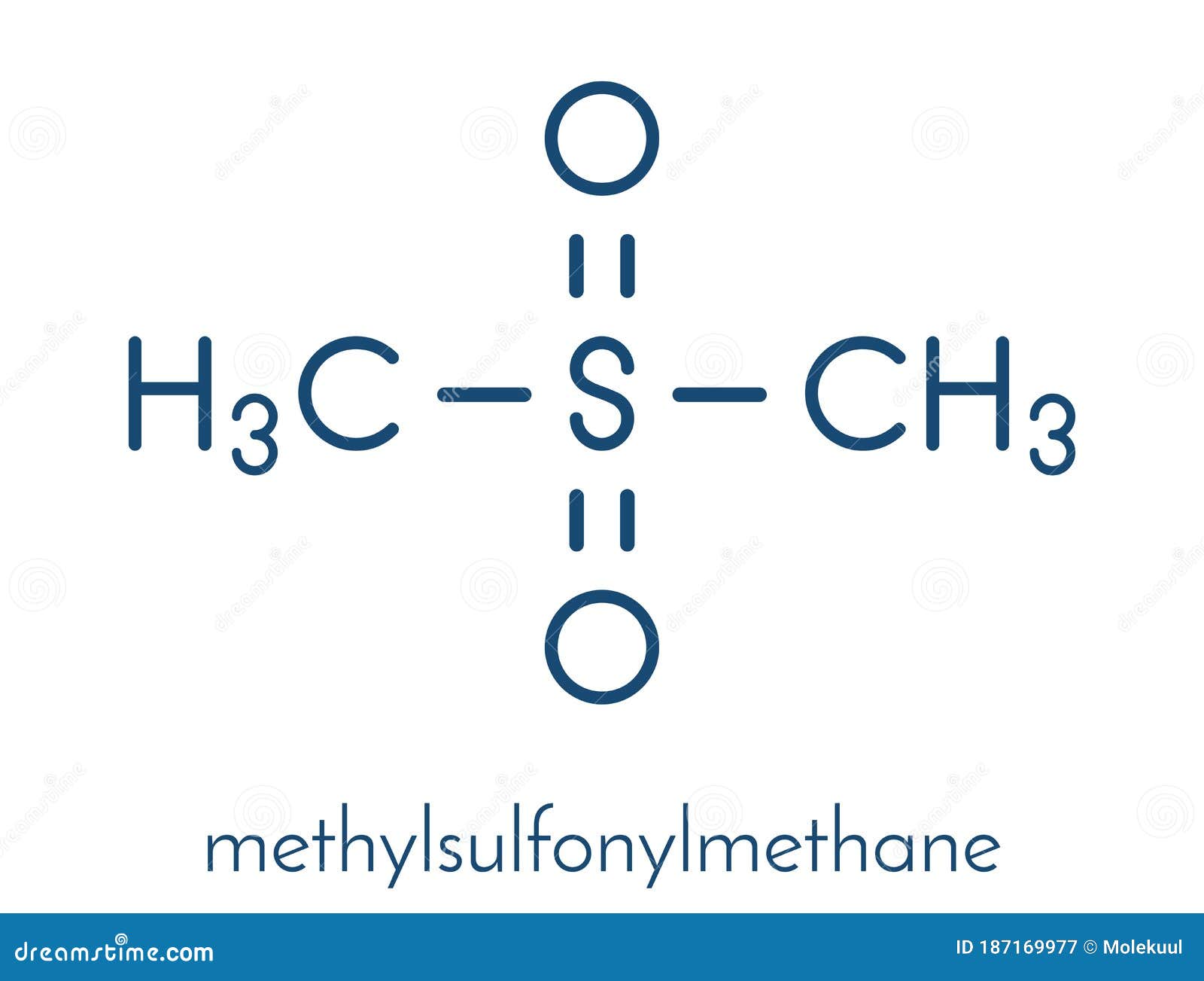 Methylsulfonylmethane MSM Dietary Supplement Molecule, Chemical ...