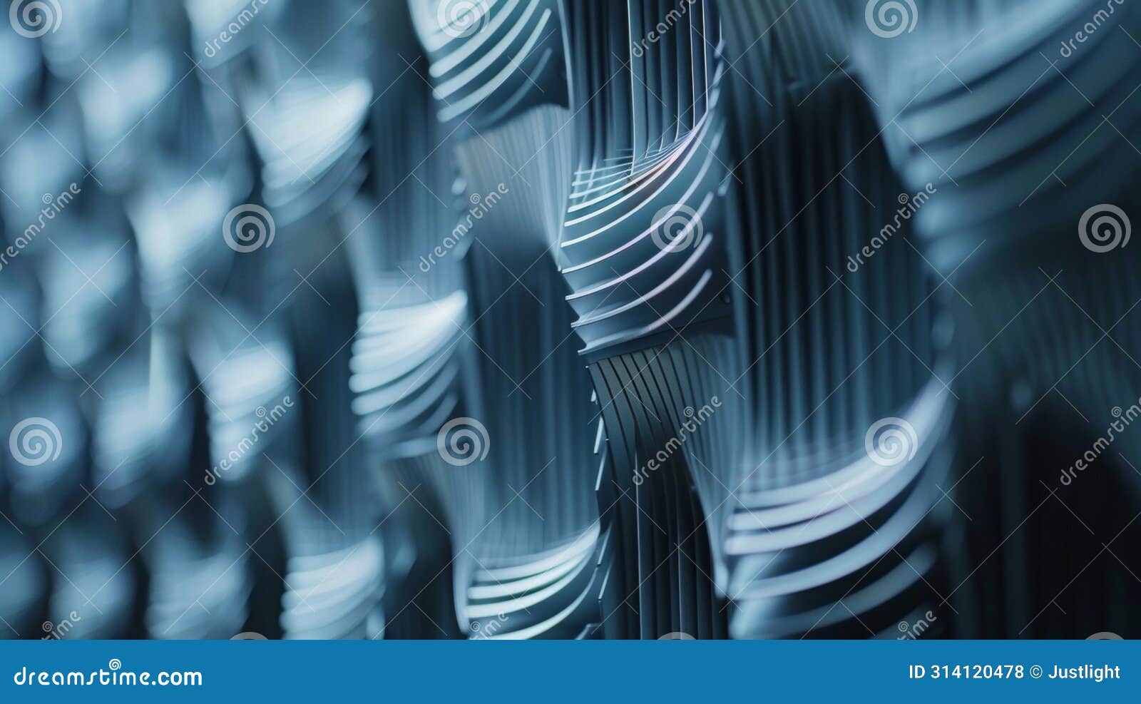 A Meticulous Array of Thin Vertical Strips Made Up of Alternating ...