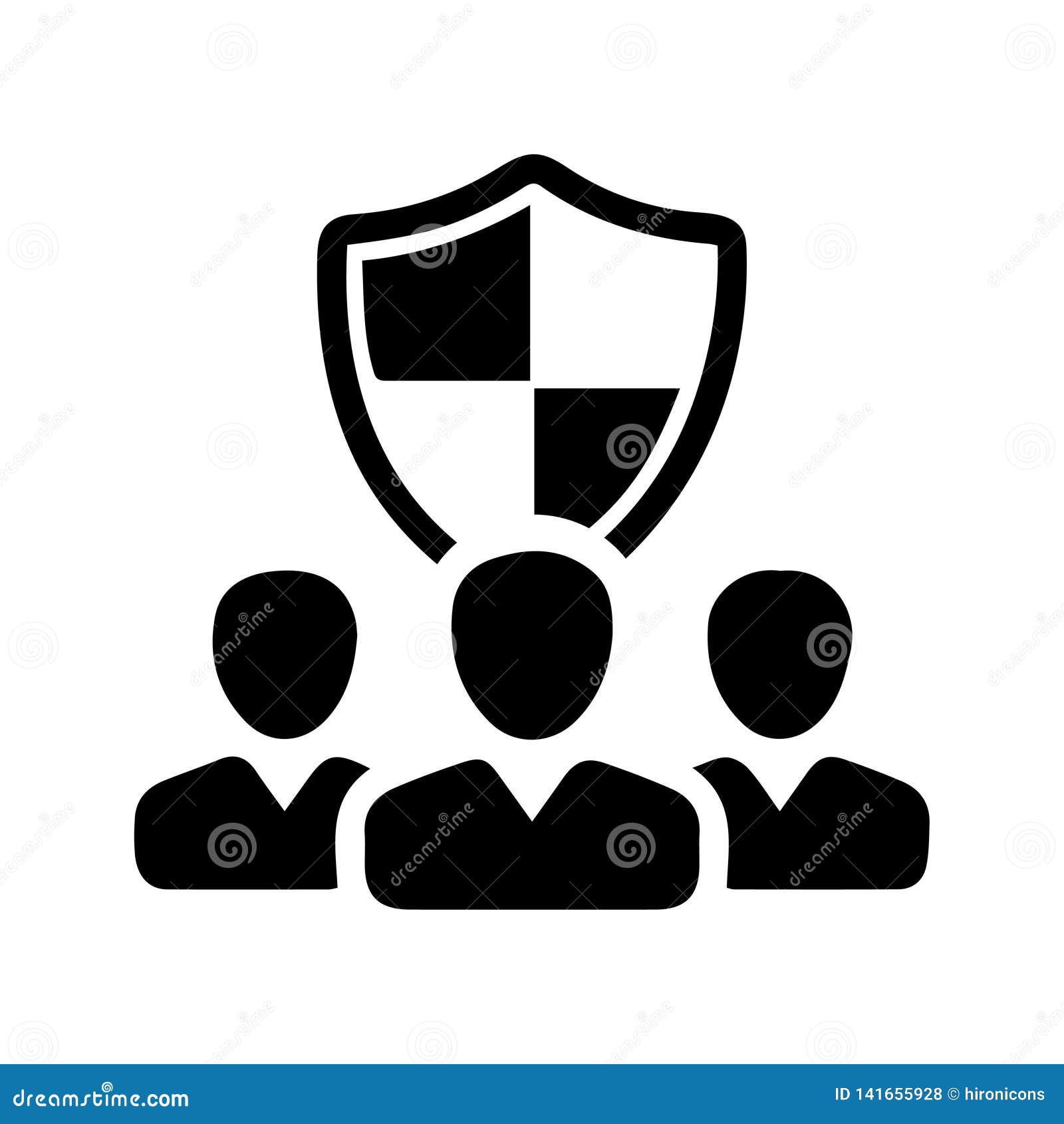 Security Shield Icon/ Business Security Stock Illustration ...