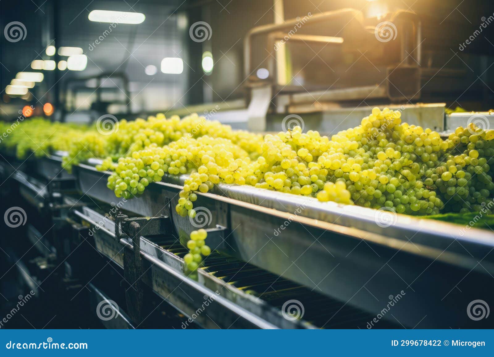 Meticulous Grape Selection with Grape Clusters on a Conveyor in the ...