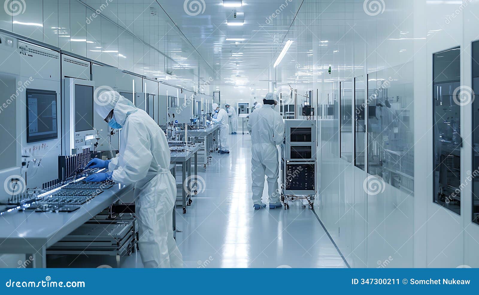 Cleanroom Where Robots Work Side By Side With Human Scientists ...