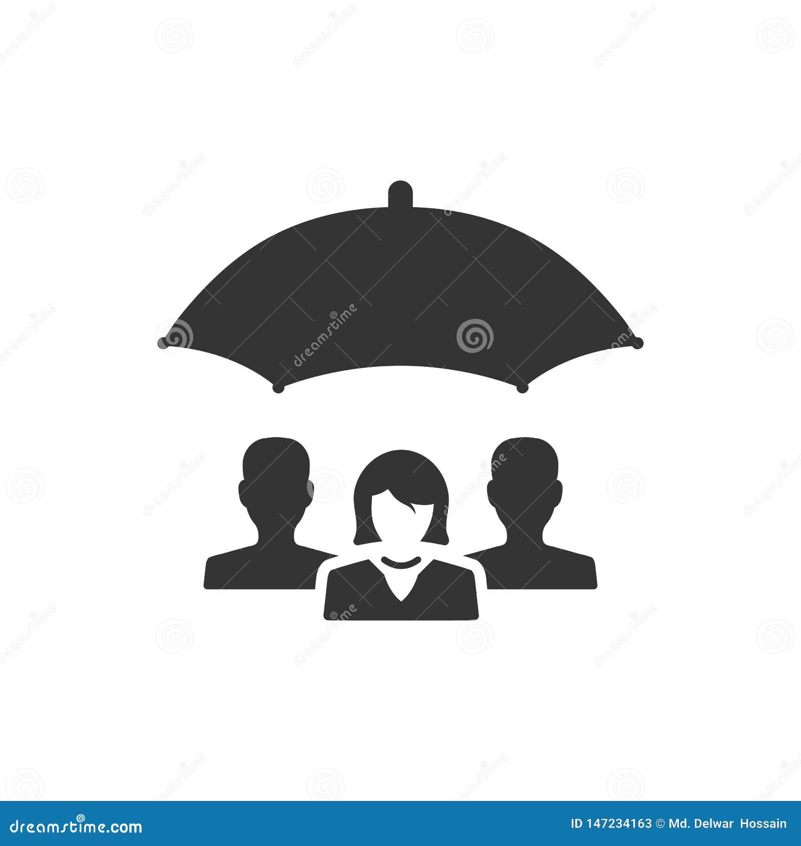Employee security icon stock vector. Illustration of icon - 147234163