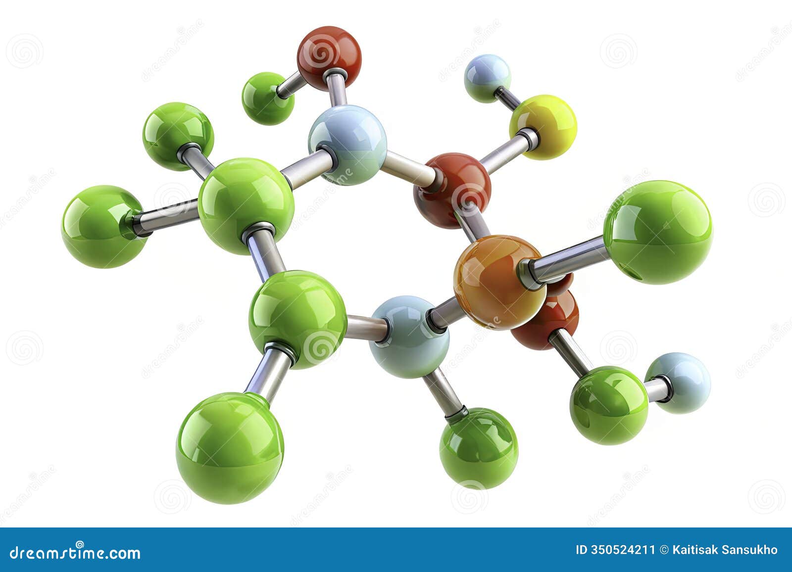 Detailed Perchloric Acid HClO4 Molecular Structure Diagram Educational ...