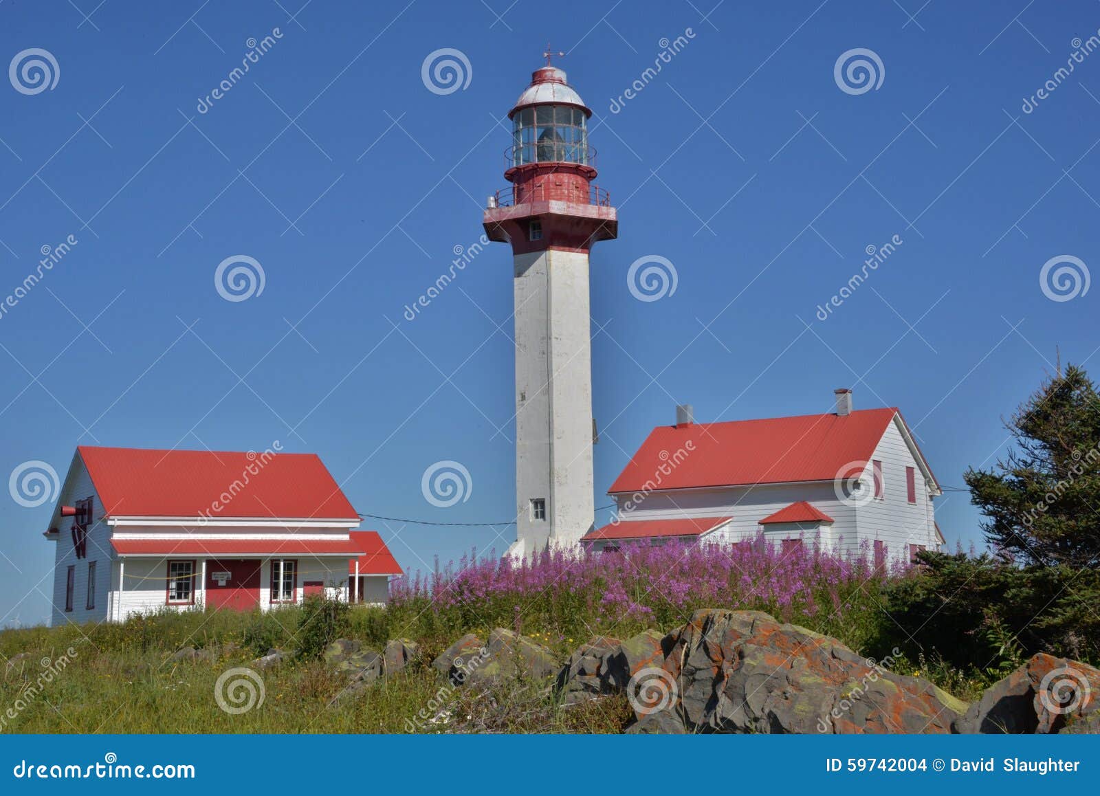 Metis Lighthouse Brilliant Sunshine Stock Photo - Image of delightful ...
