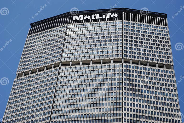 MetLife Building editorial photography. Image of glass - 17443682