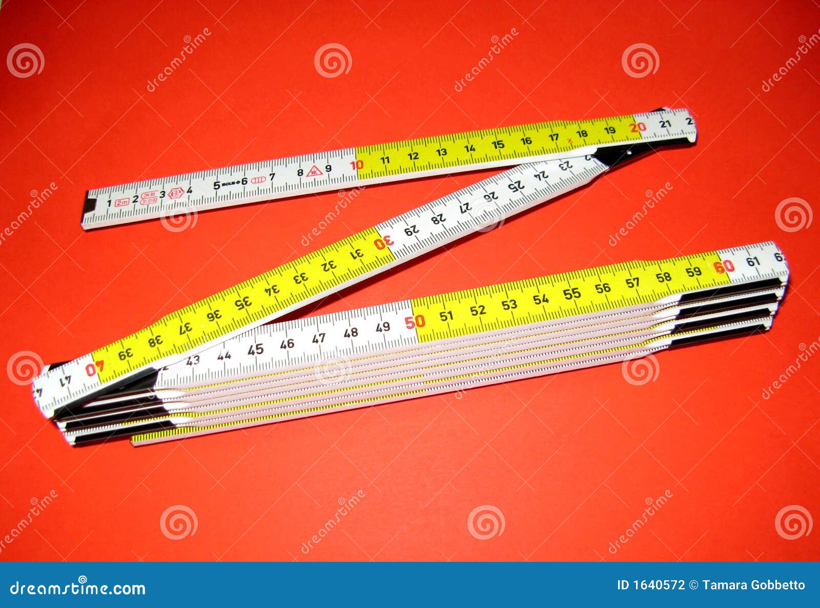 Metre red stock photo. Image of restructure, estimate - 1640572