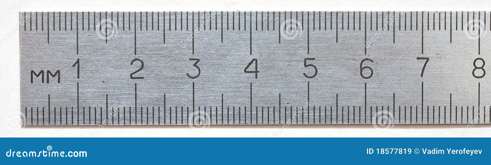 Metric steel ruler stock image. Image of work, edge, metal - 18577819