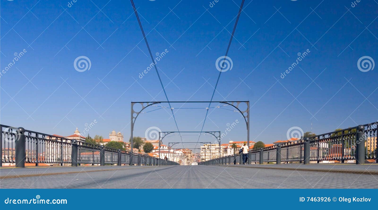 Metro bridge stock photo. Image of modern, concrete, river - 7463926