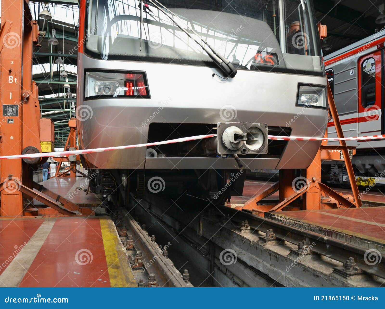 Metro car stock photo. Image of tunnel, elevated, train - 21865150