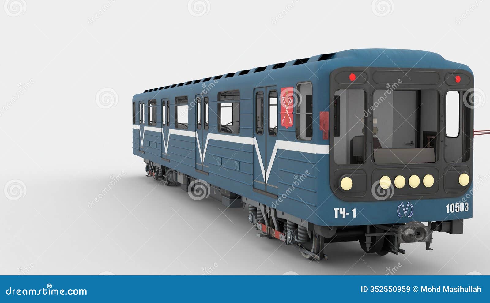 Metro Engine Model with White Background Editorial Stock Image - Image ...