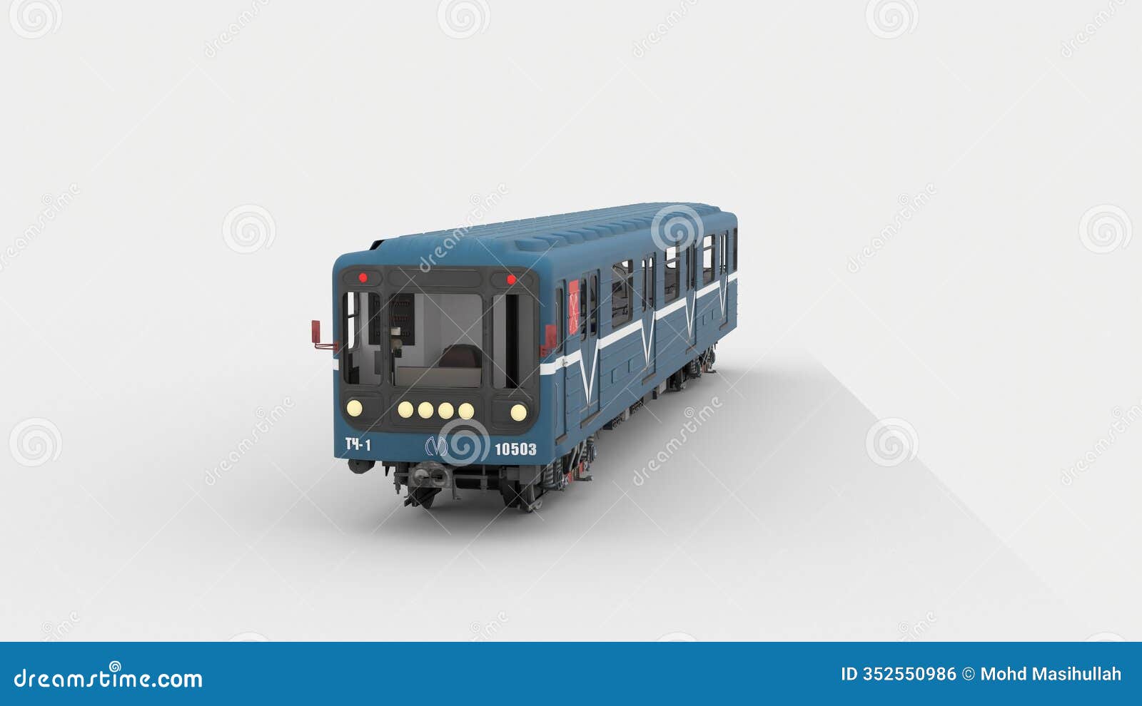 Metro Engine Model with White Background Stock Photo - Image of journey ...