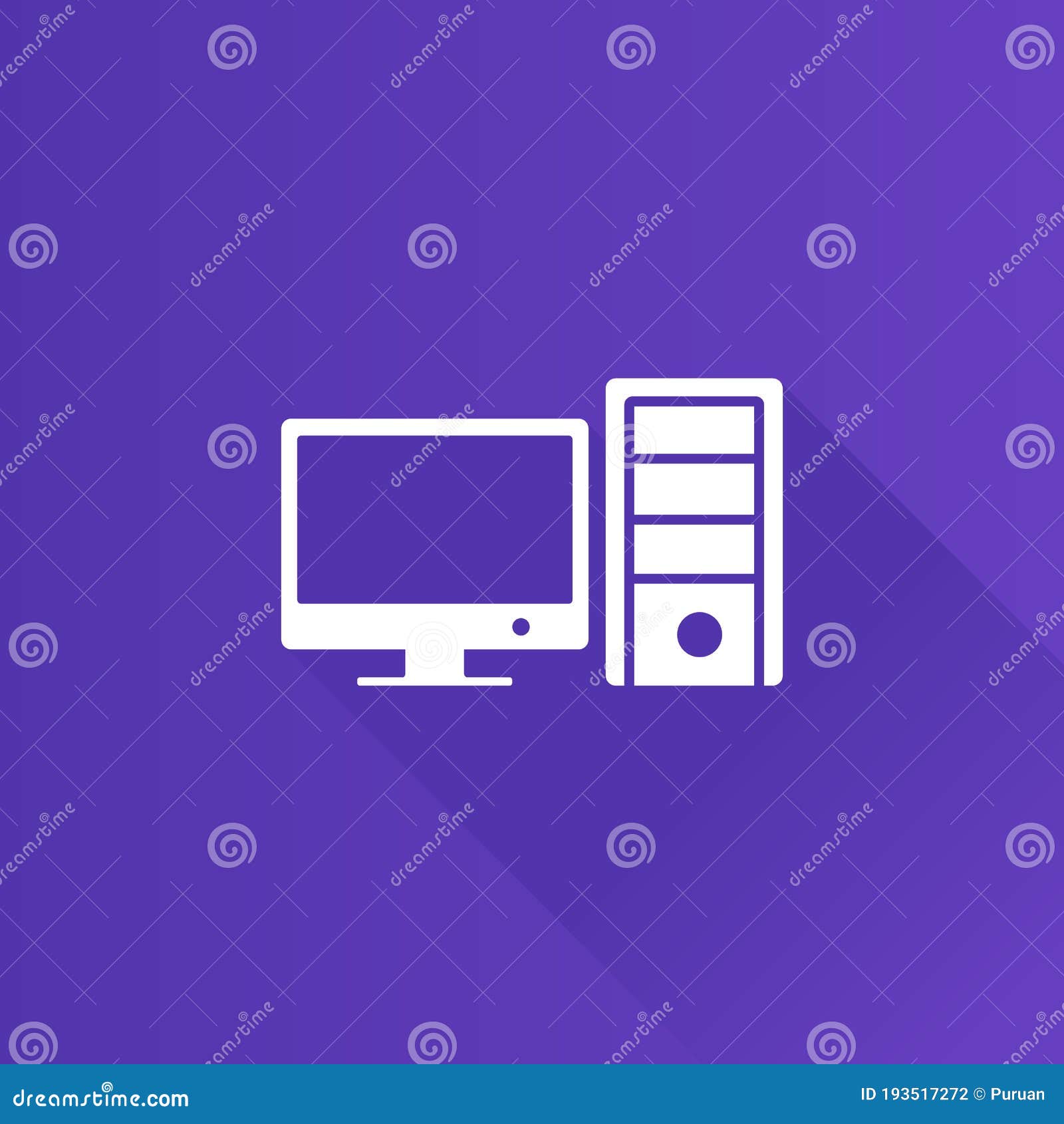 Metro Icon - Desktop Computer Stock Vector - Illustration of object ...