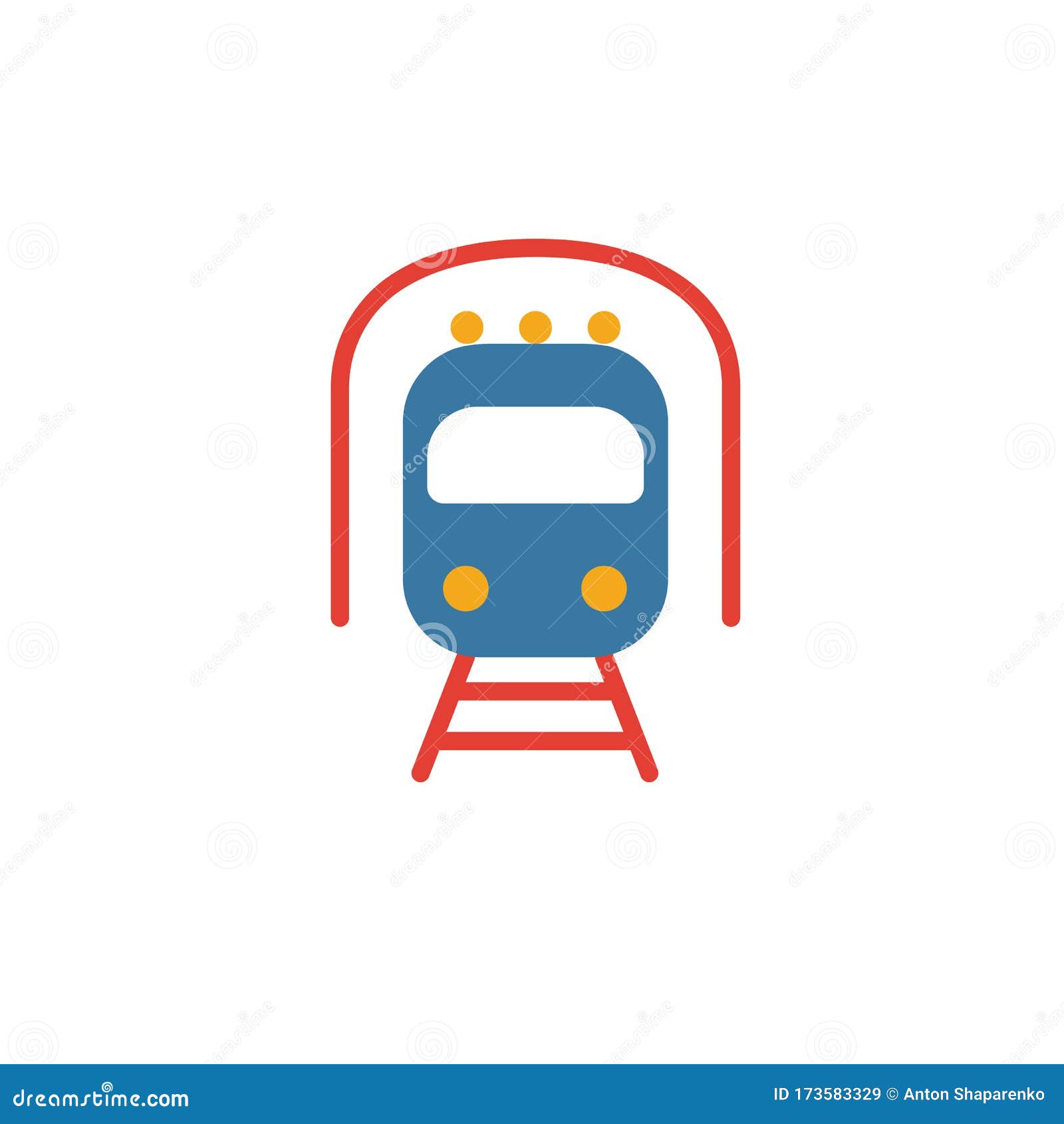 Metro Icon. Simple Element from Transport Icons Collection Stock ...