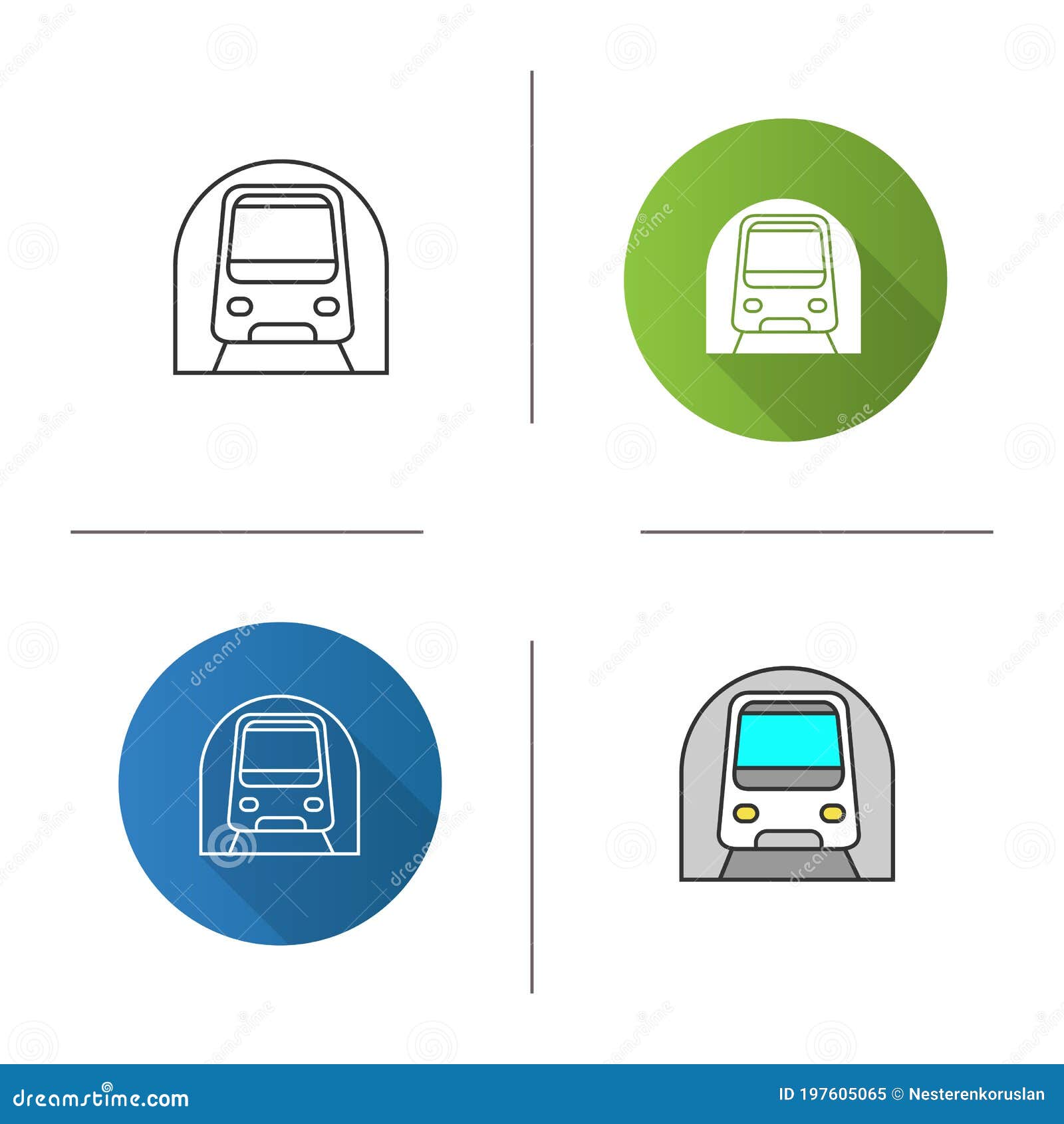 Metro icon stock vector. Illustration of rapid, public - 197605065