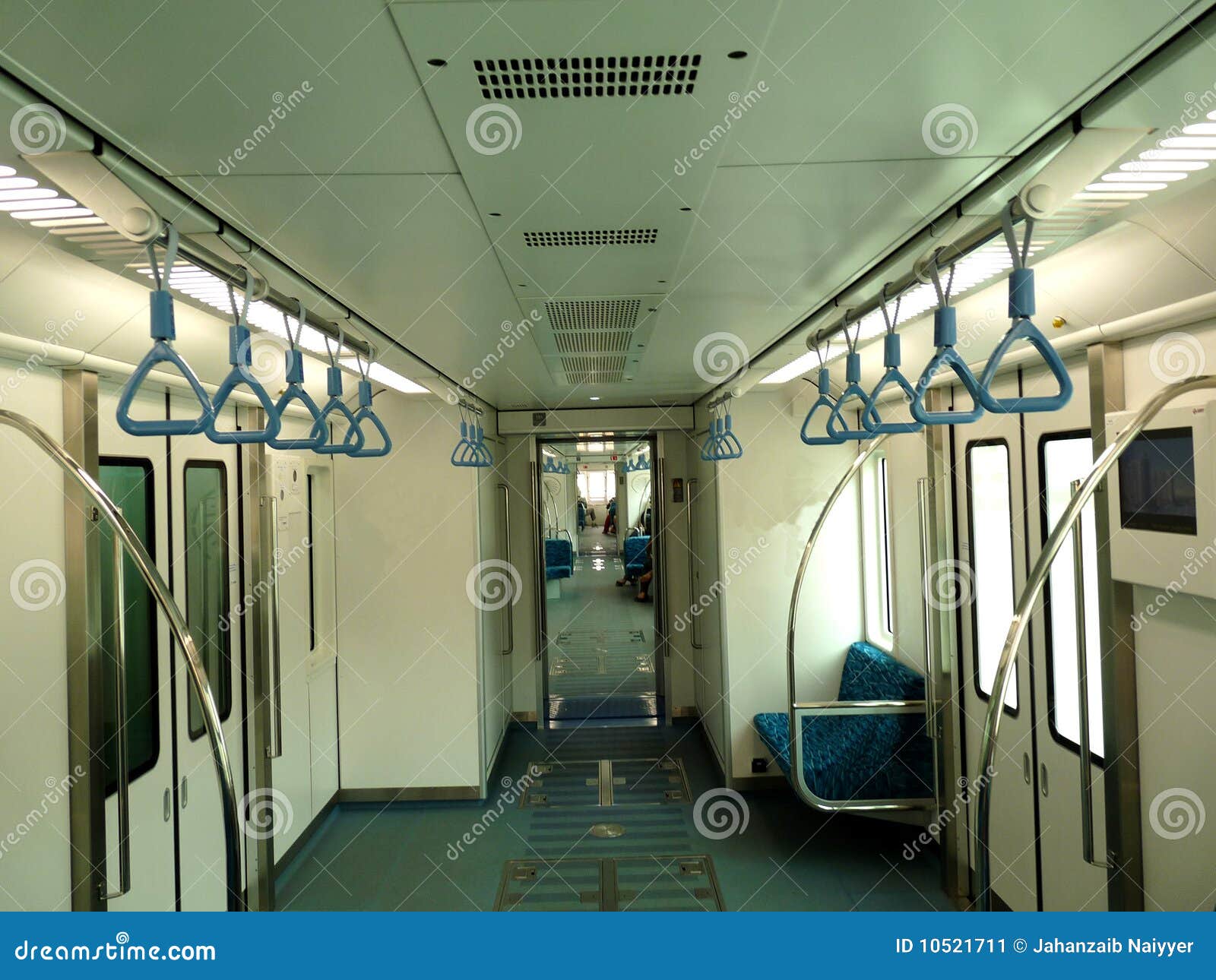 Metro Interior stock image. Image of empty, dubai, means - 10521711