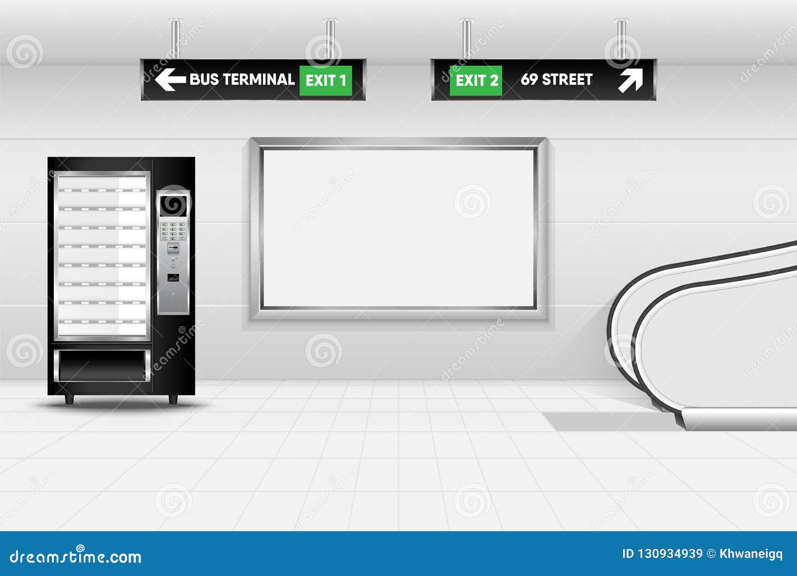 Metro Interior Design And Ticket Vending Machine., Tube, Underground ...
