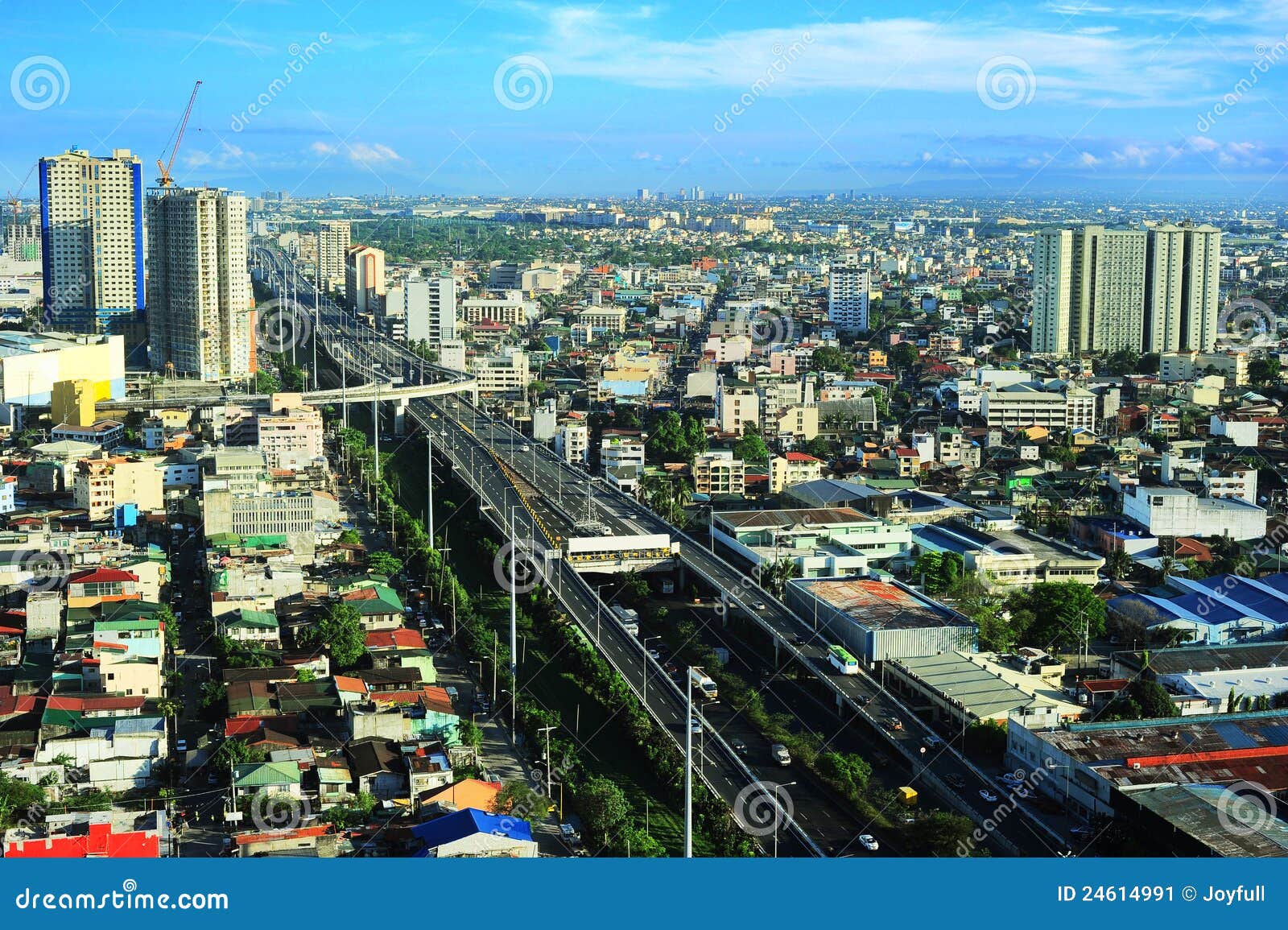 Metro Manila stock image. Image of city, makati, highway - 24614991