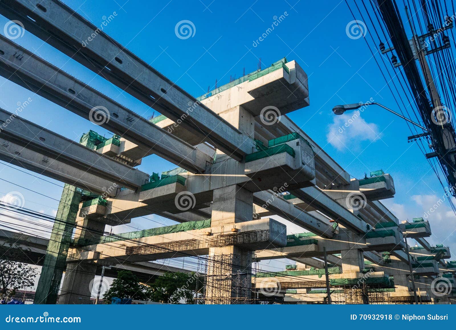 Metro Rail Construction in Bangkok 2016 Thailand Editorial Stock Photo ...