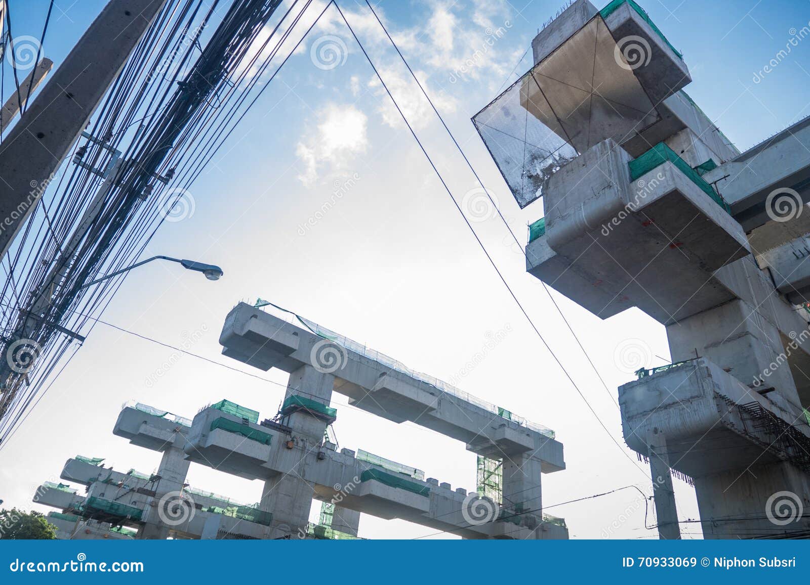 Metro Rail Construction in Bangkok 2016 Thailand Editorial Stock Image ...