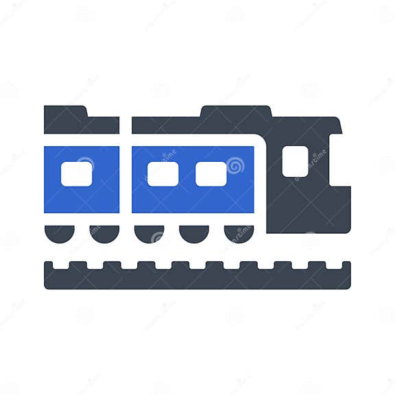 Metro rail icon stock vector. Illustration of transportation - 330713497