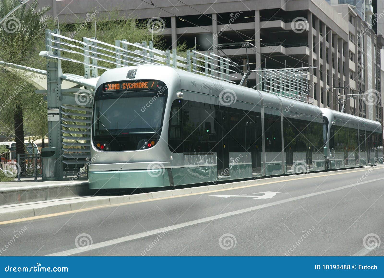 Metro Rail Station, Phoenix, AZ Stock Photo - Image of commute, town ...