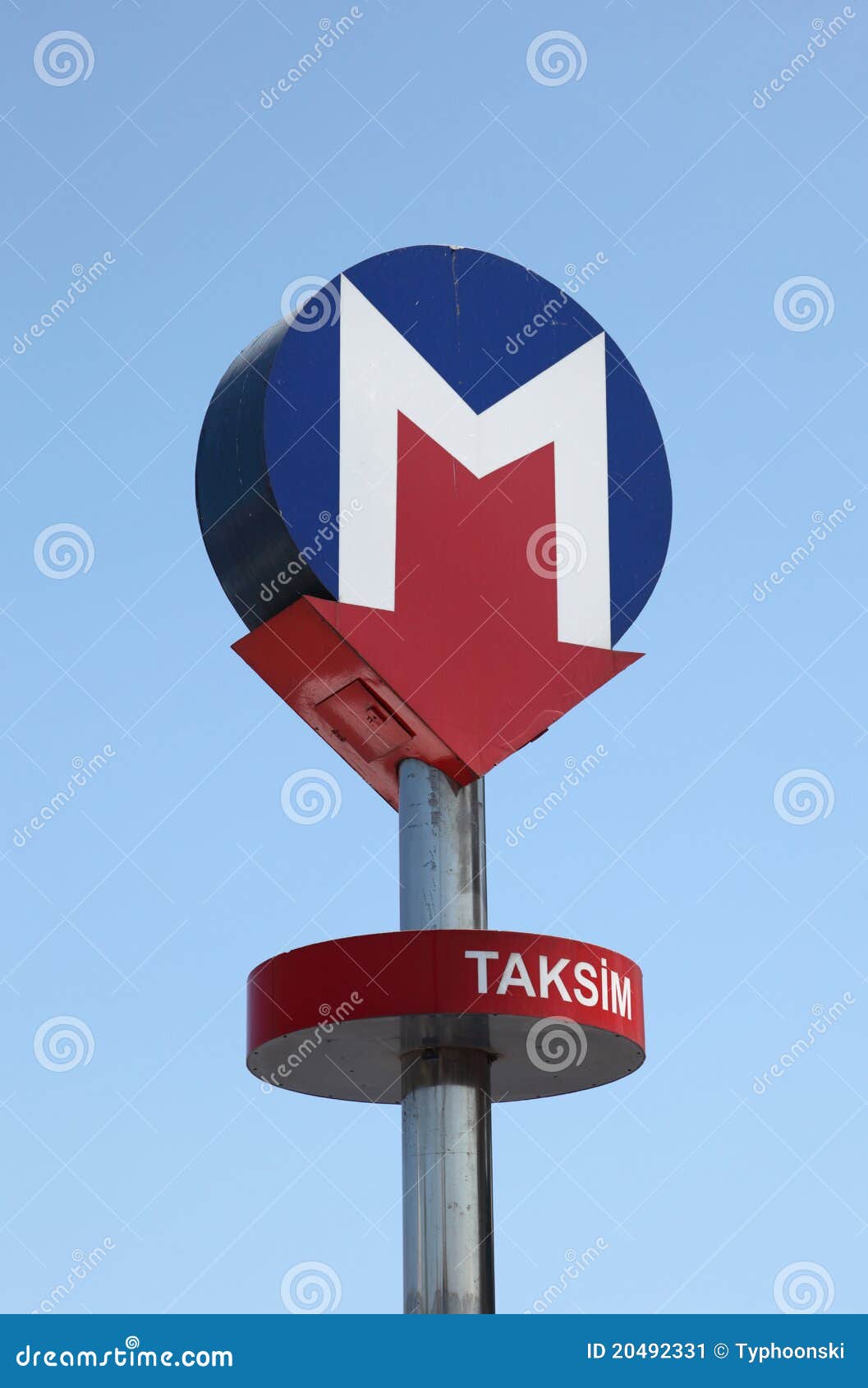 Metro sign in Istanbul editorial photo. Image of istanbul - 20492331