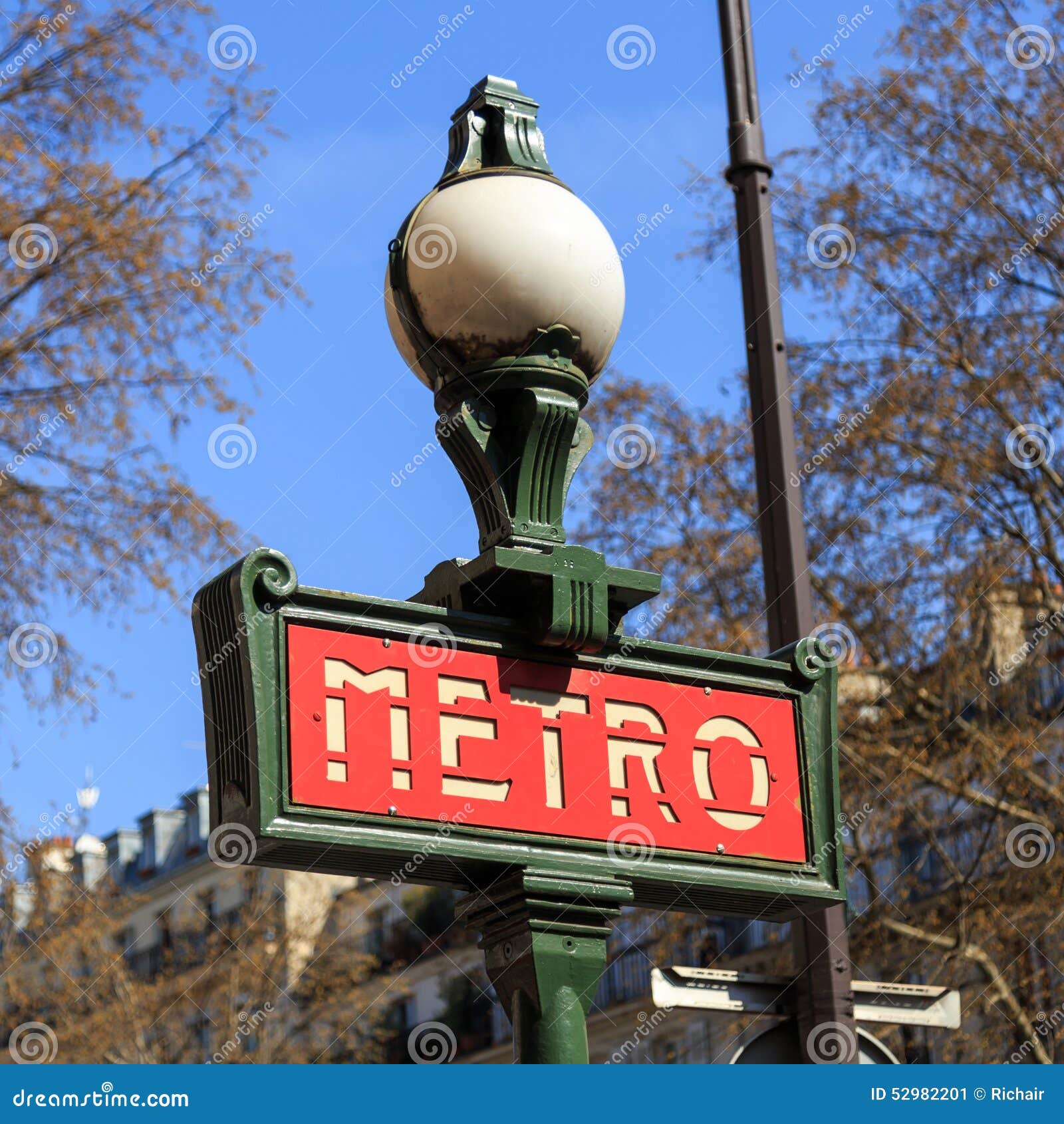 Metro sign in Paris editorial photo. Image of station - 52982201
