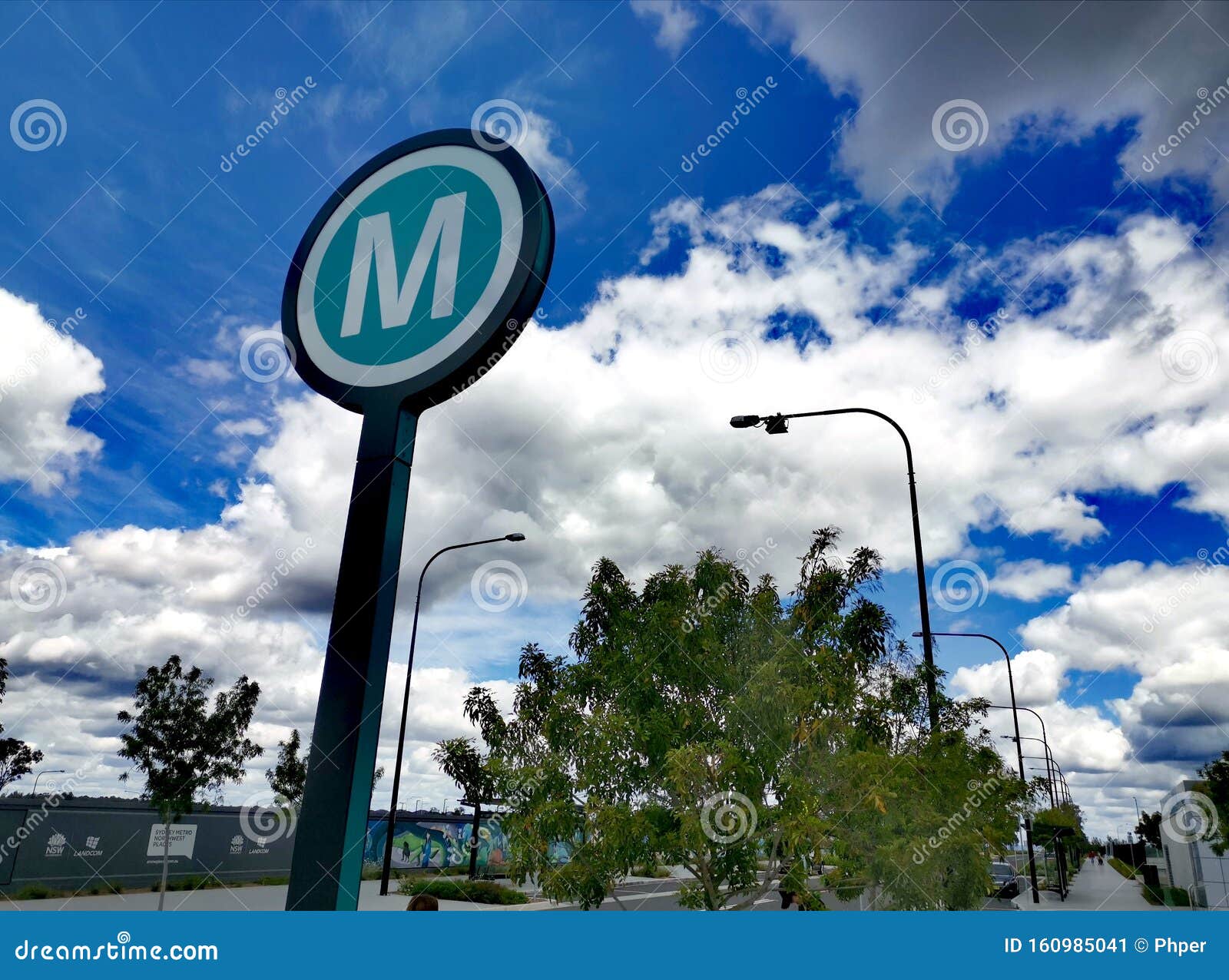 Metro Sign @ Metro Train Station, Sydney Australia Editorial Photo ...