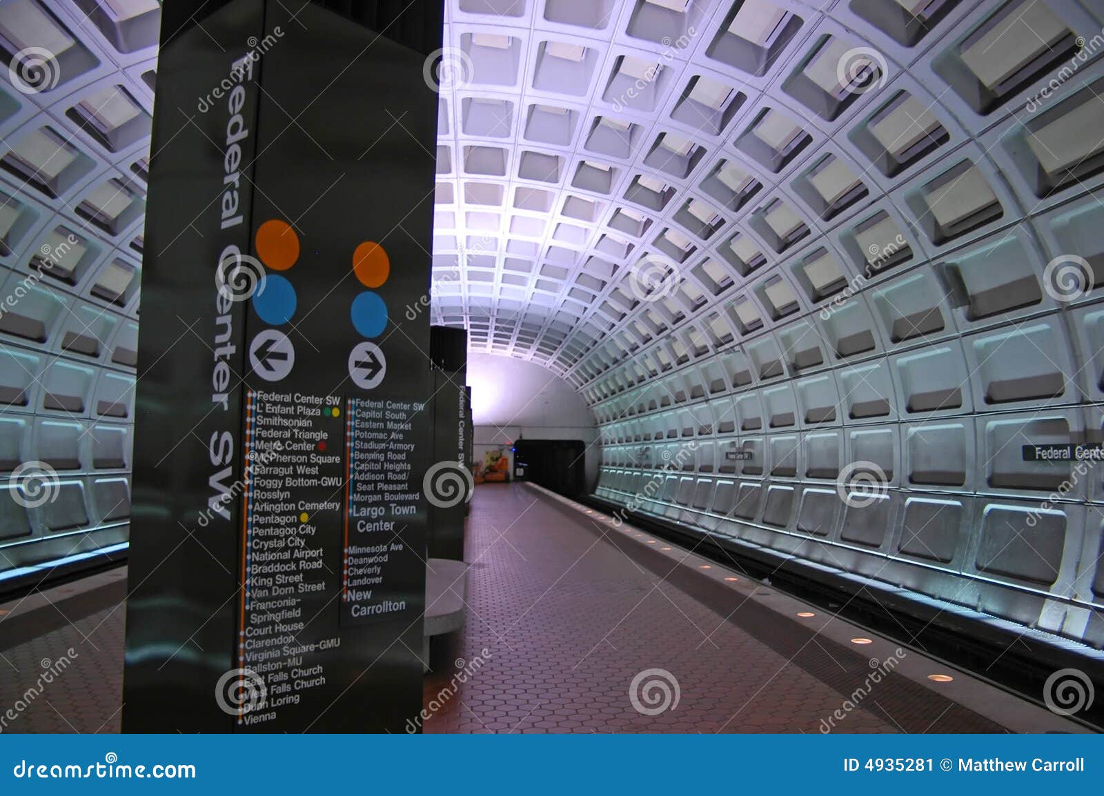 Metro Station stock image. Image of columbia, escalator - 4935281
