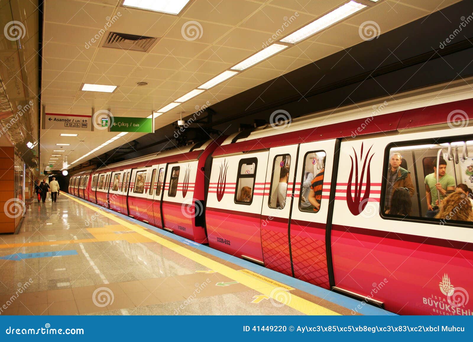 Metro Station editorial image. Image of movements, station - 41449220