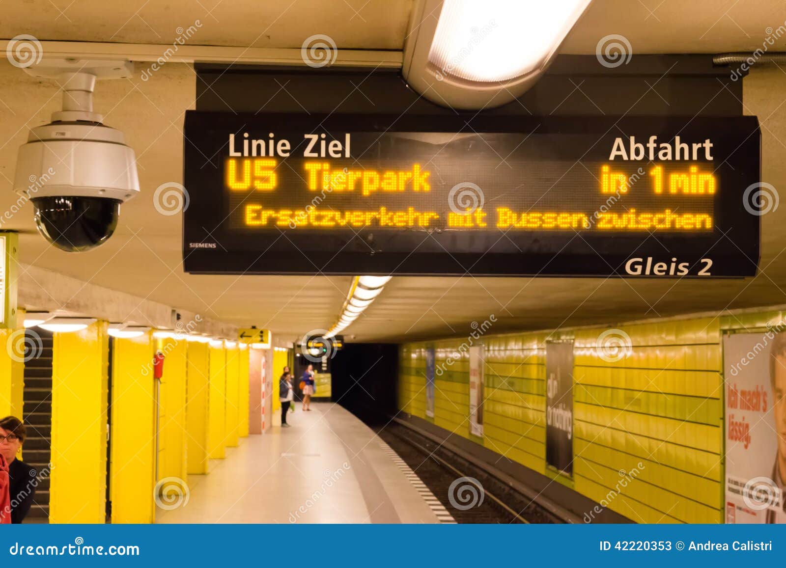 Metro Station in Berlin, Germany Editorial Stock Photo - Image of ...