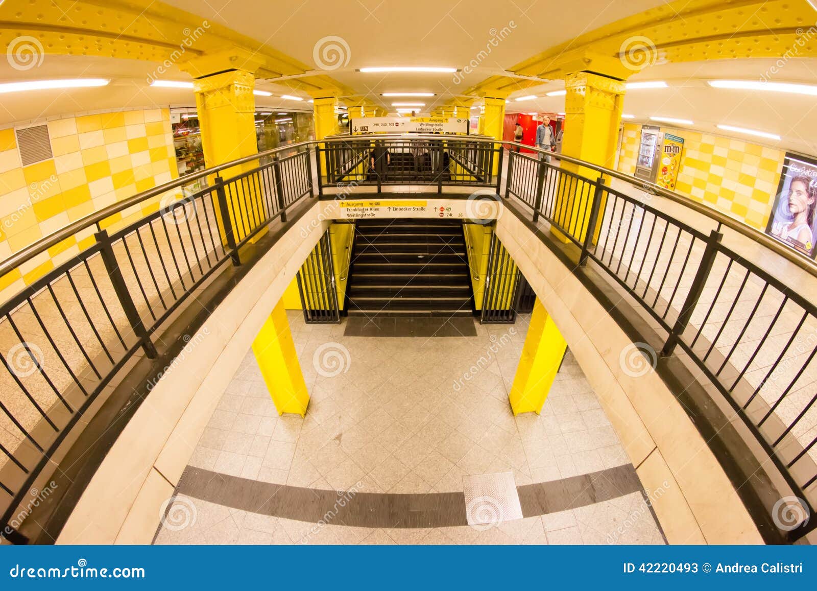 Metro Station in Berlin, Germany Editorial Stock Photo - Image of ...