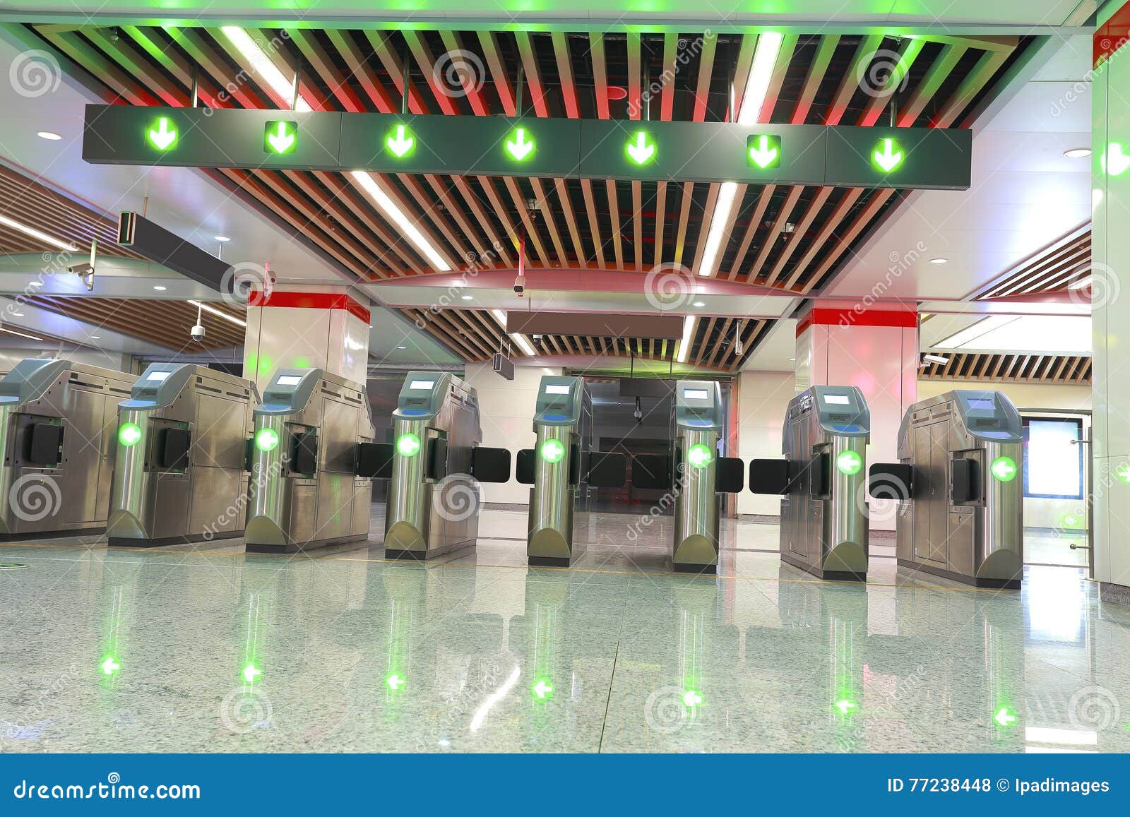 Metro station gate stock photo. Image of gateway, machine - 77238448